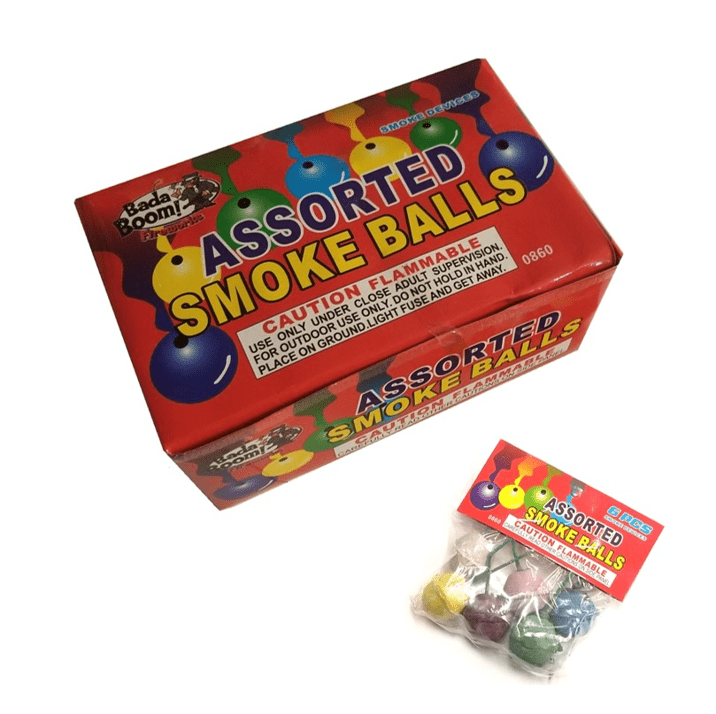 Assorted Color Smoke Balls - 12 Packs of 6 – Wholesale Skylanterns